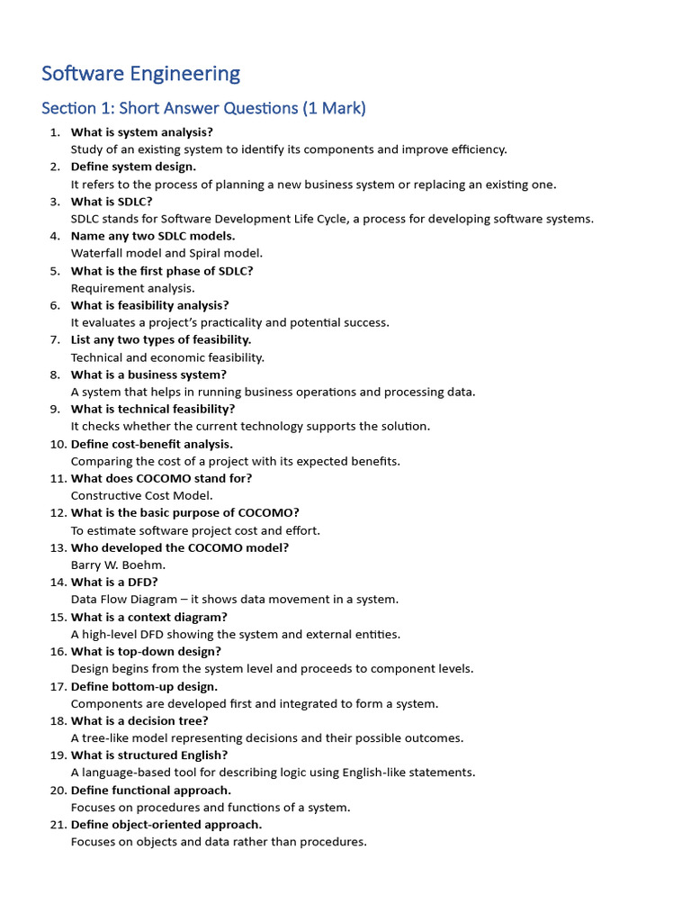 Rohit Software Engineering Notes | PDF | Software Testing | Software ...