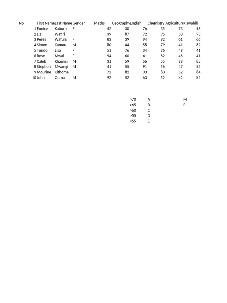 Introduction To Excel Functions | PDF