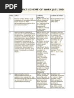 MATHEMATICS Lesson Note JSS 1 | PDF | Numbers | Mathematics