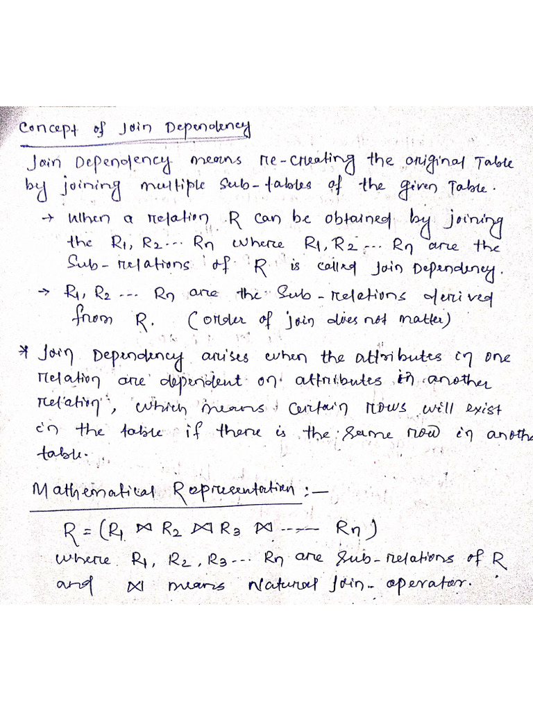 Fifth Normal Form (5NF) | PDF