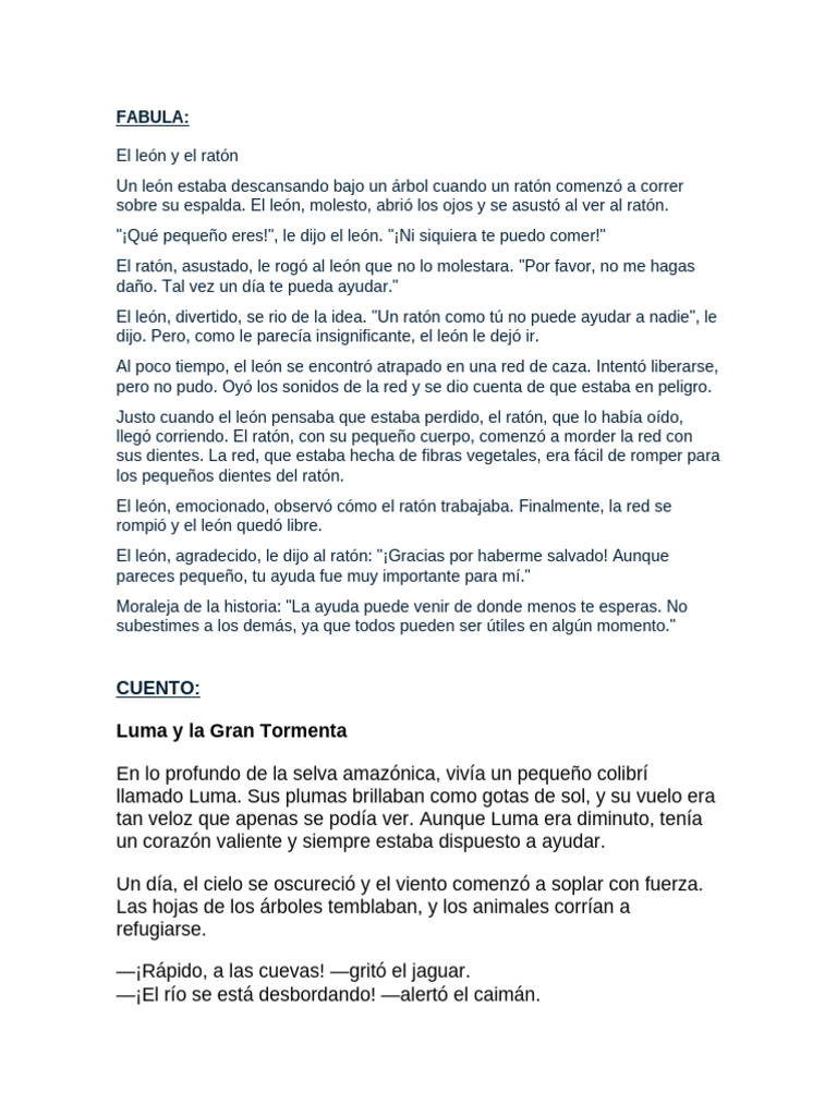 Fabula, Mito, Cuento y Leyenda | PDF