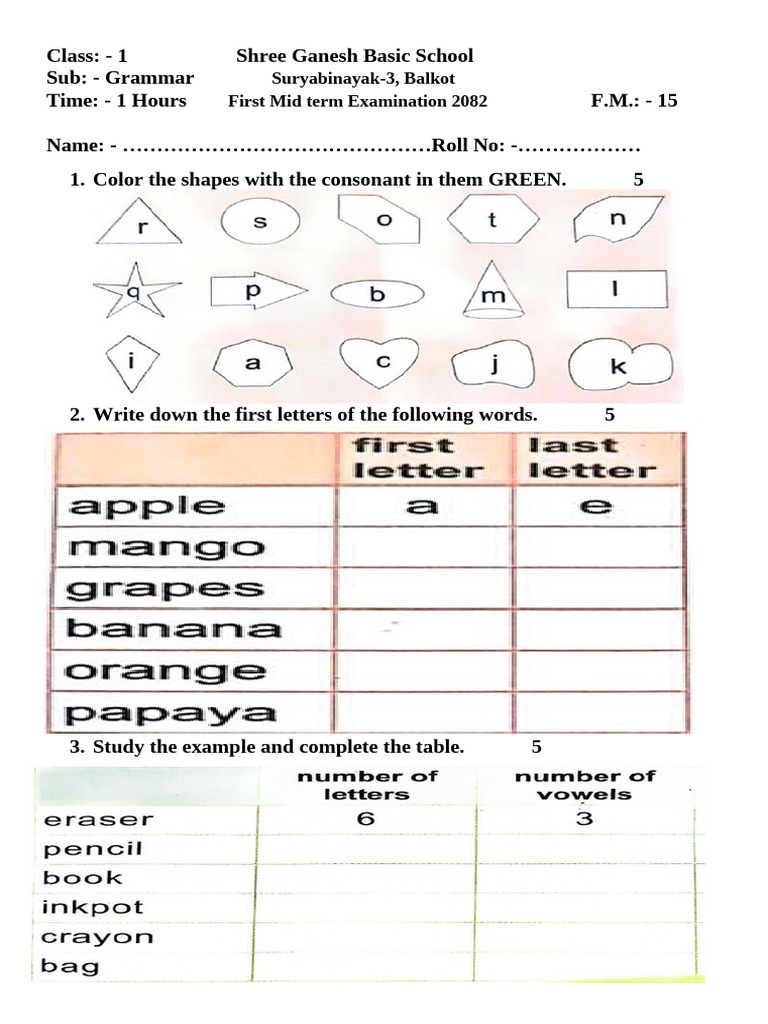 Grammar 1 | PDF