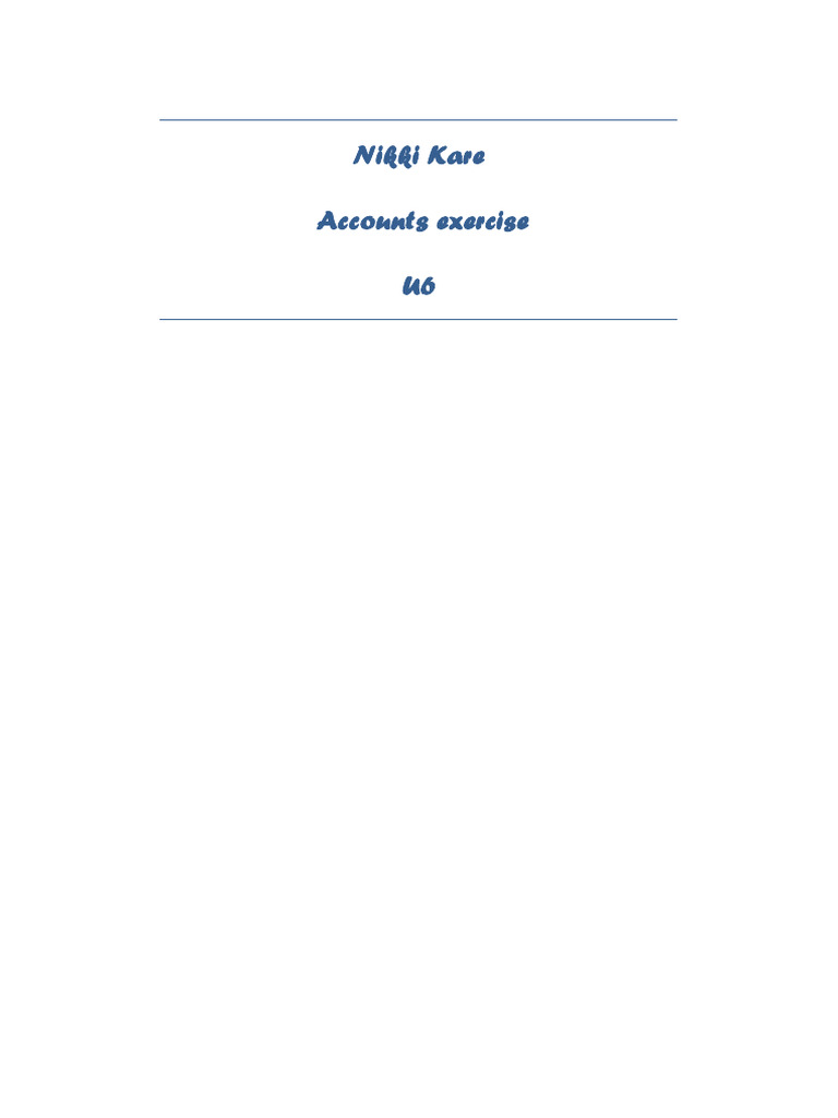 Acc Ex | PDF