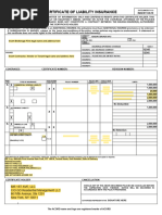 Sample COI | PDF | Liability Insurance | Insurance
