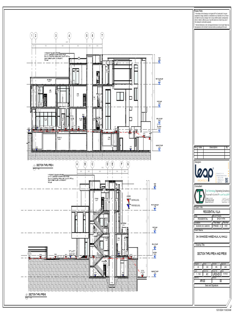 Ar-30 Section Thru Pre-A and Pre-B | PDF | Materials | Real Estate
