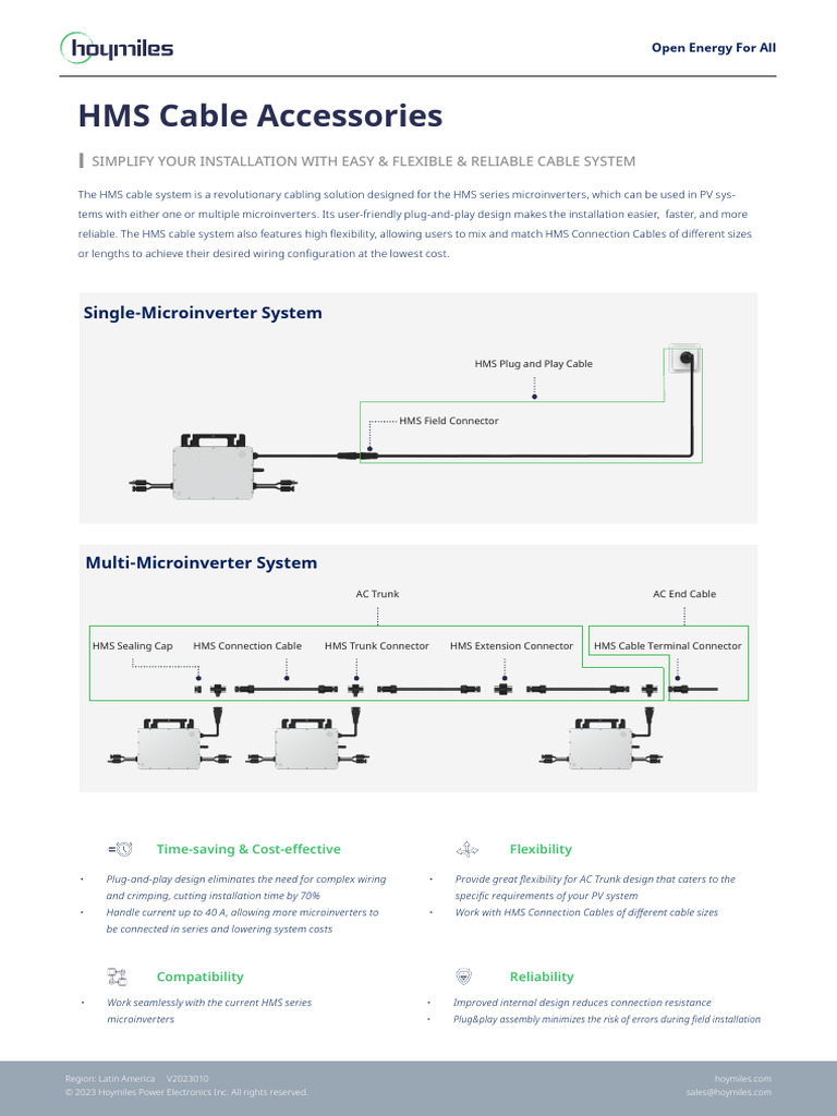 Datasheet HMS Cable Accessories LA en V202310 | PDF | Electrical Connector | Ac Power Plugs And ...