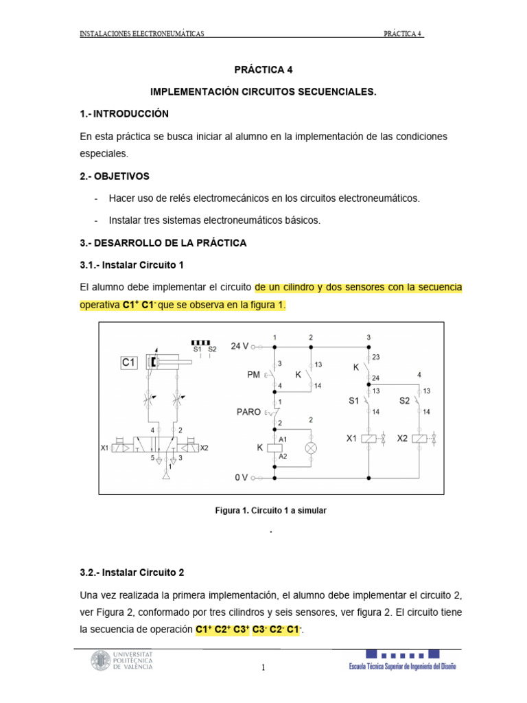 p4 Implementación Circuitos Secuenciales | PDF