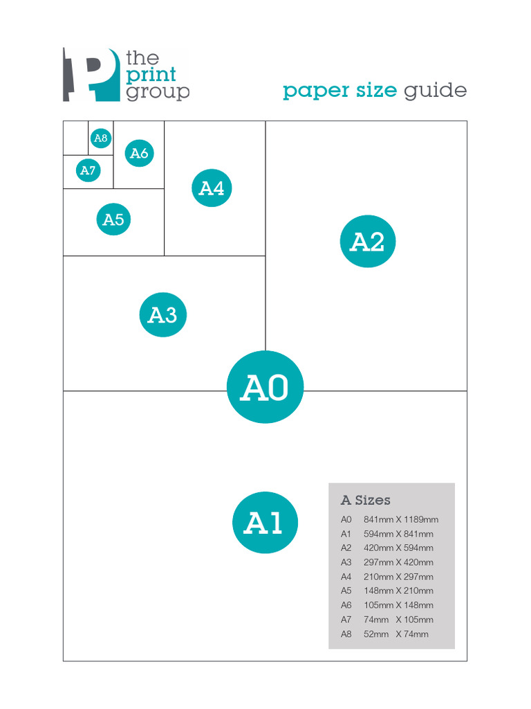 Paper Sizes Guide | PDF