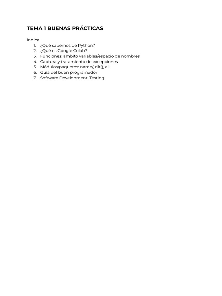 temario_2025 | PDF | Python (lenguaje de programación) | Lenguaje de programación