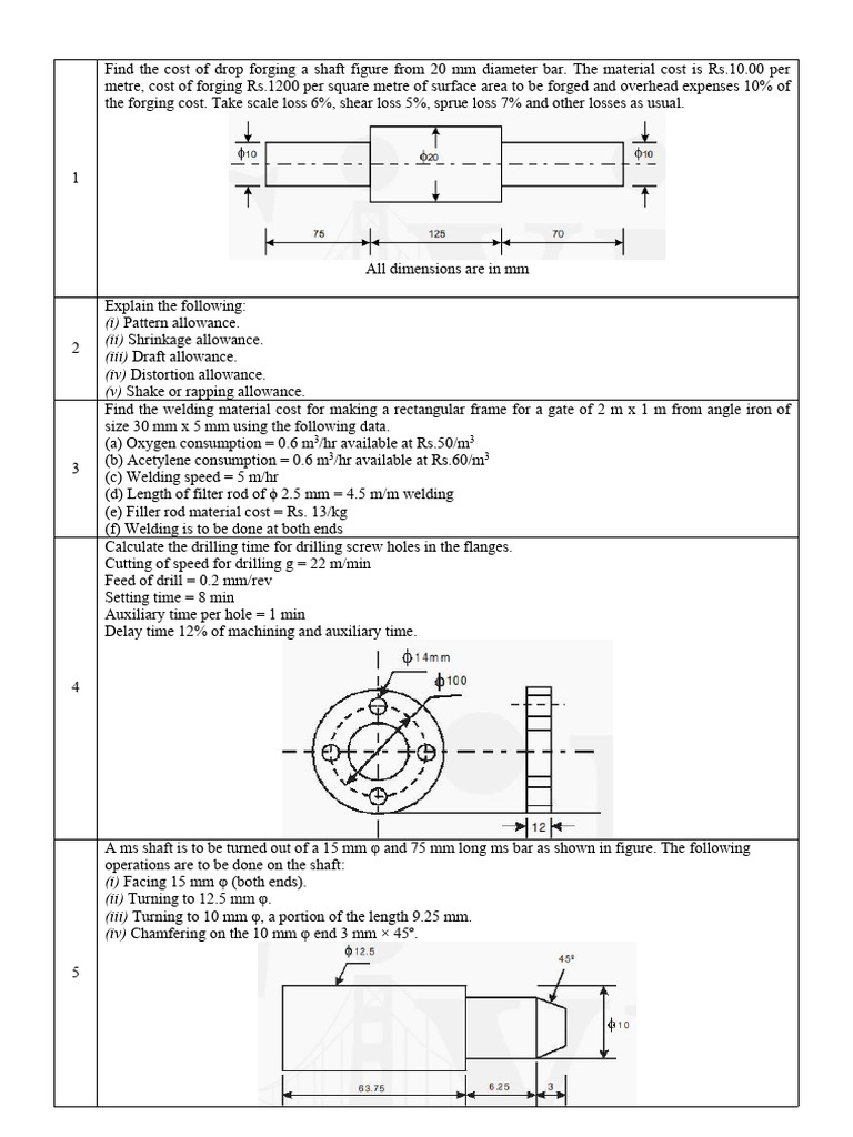 Important Questions - PPCE | PDF | Welding | Construction