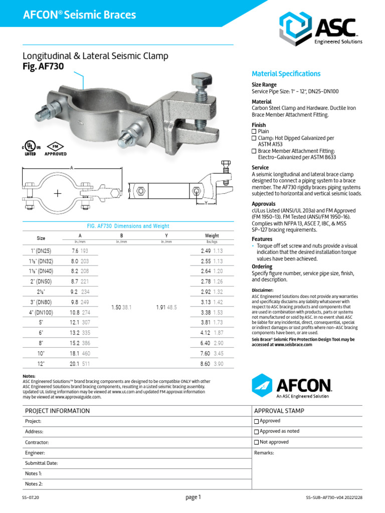 Fig. AF730 Anvil 1 | PDF | Pipe (Fluid Conveyance) | Nut (Hardware)