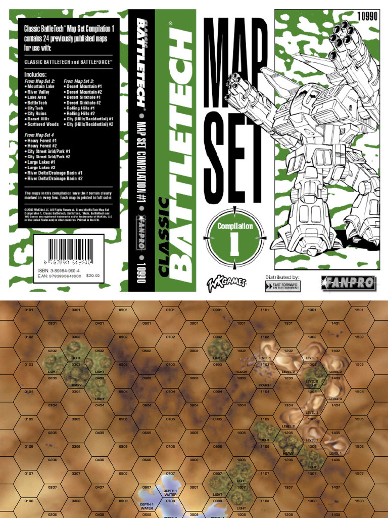 Classic Battletech Map Set Compilation 1 PDF Free | PDF
