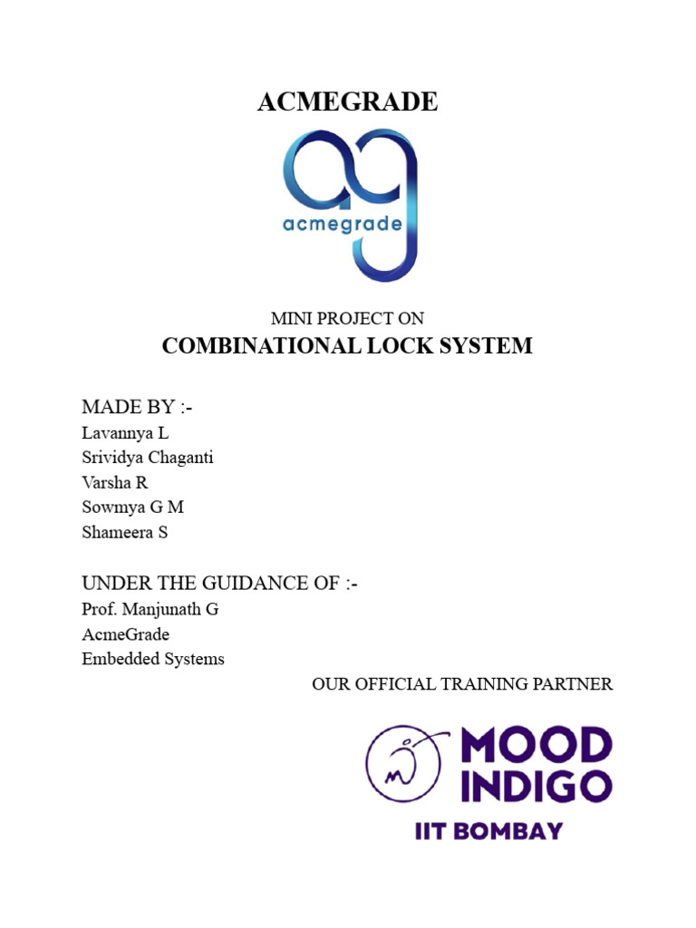 Group 4 - AcmeGrade Report | PDF | Arduino | Light Emitting Diode