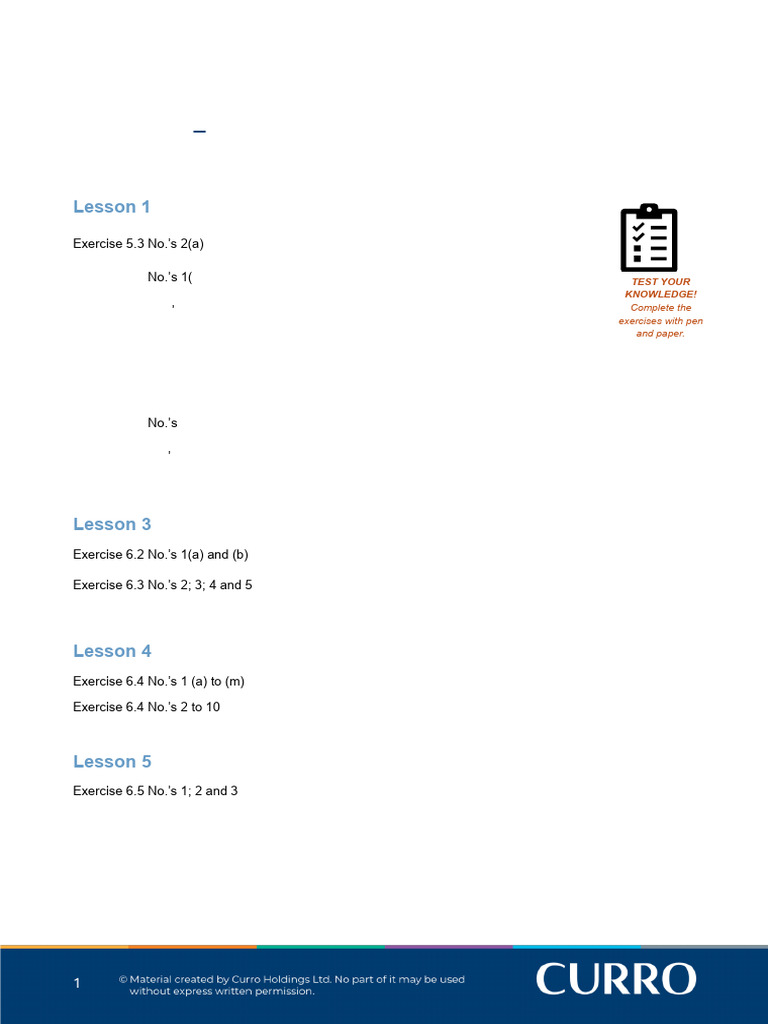 Grade 12 - Module 07 Calculus - Worksheet | PDF