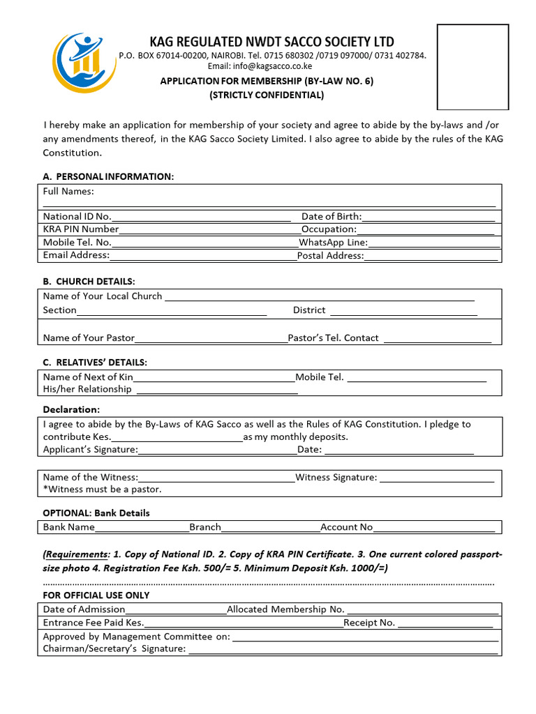 Individual Registration Form | PDF