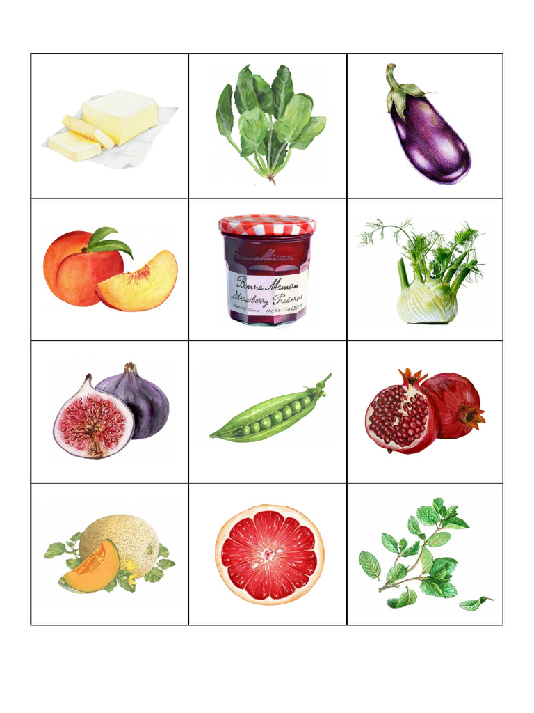 Food Cue Cards | PDF