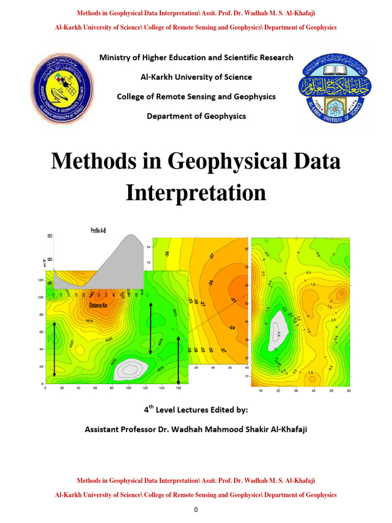 Methods in Geophysical Data | PDF | Geophysics | Geophysical Survey (Archaeology)