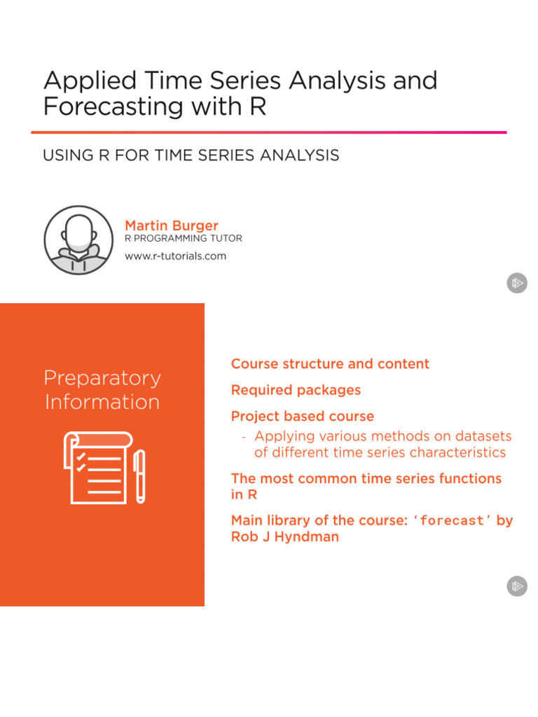 Using R For Time Series Analysis Slides | PDF