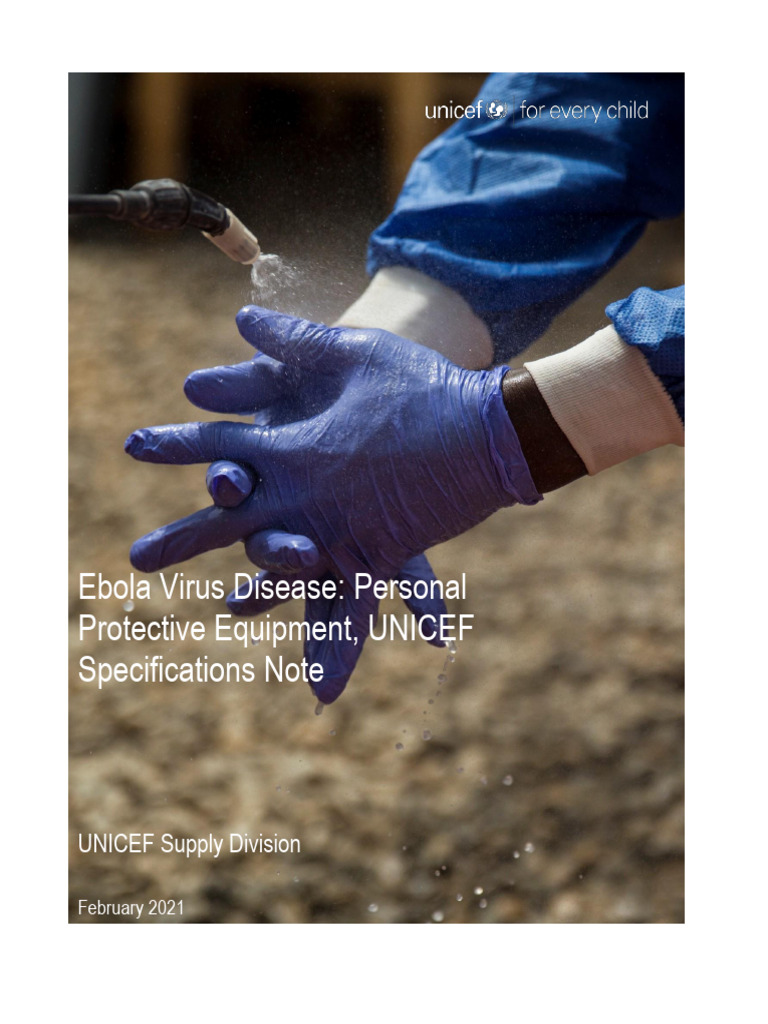 Ebola Ppe Specifications Feb 2021 Pdf Personal Protective Equipment