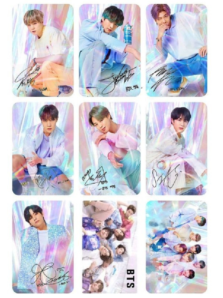 Bts Photocards para Imprimir - PDF - 20250602 - 105615 - 0000 | PDF