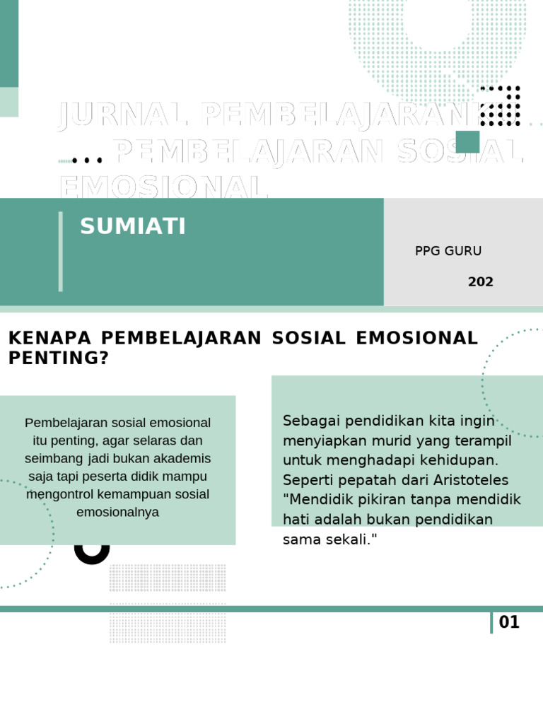 Jurnal Modul 2 Pembelajaran Sosial Emosional | PDF