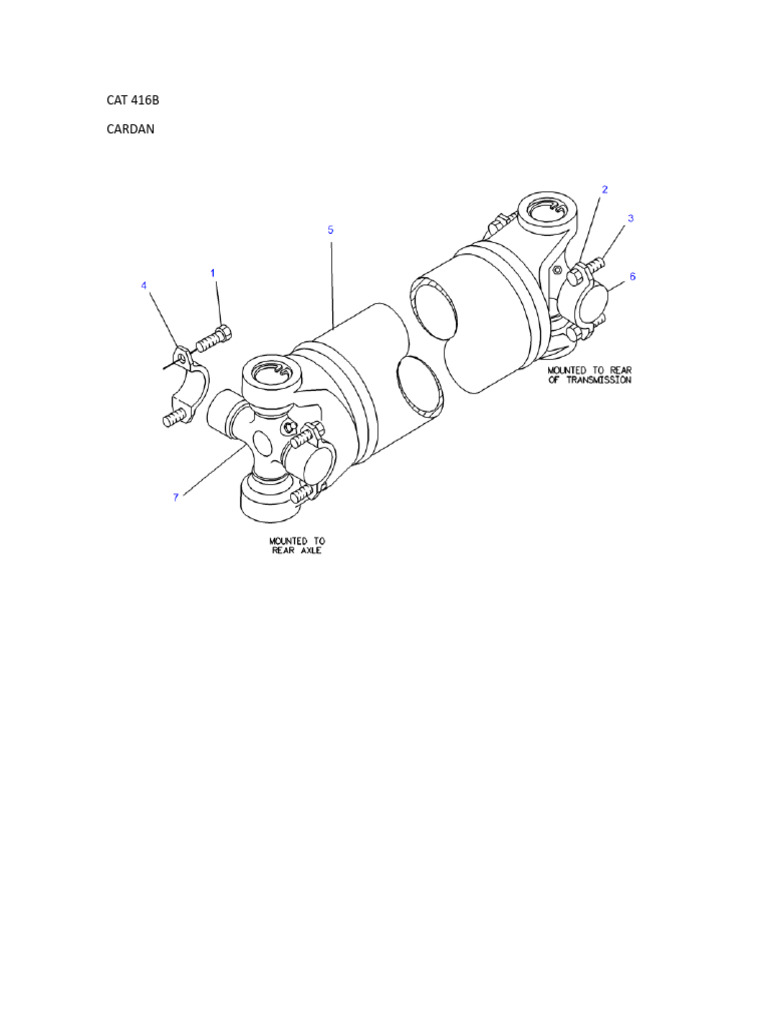Cat 416B 1 | PDF