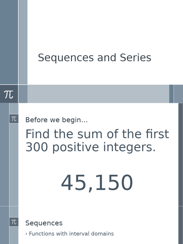 Sequences and Series Upload | PDF