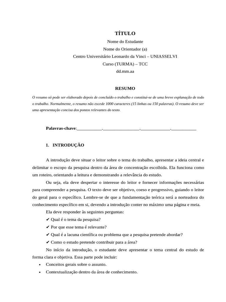 Modelo Paper | PDF | Abstract (resumo) | Câncer