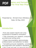 College Project Report Template | PDF