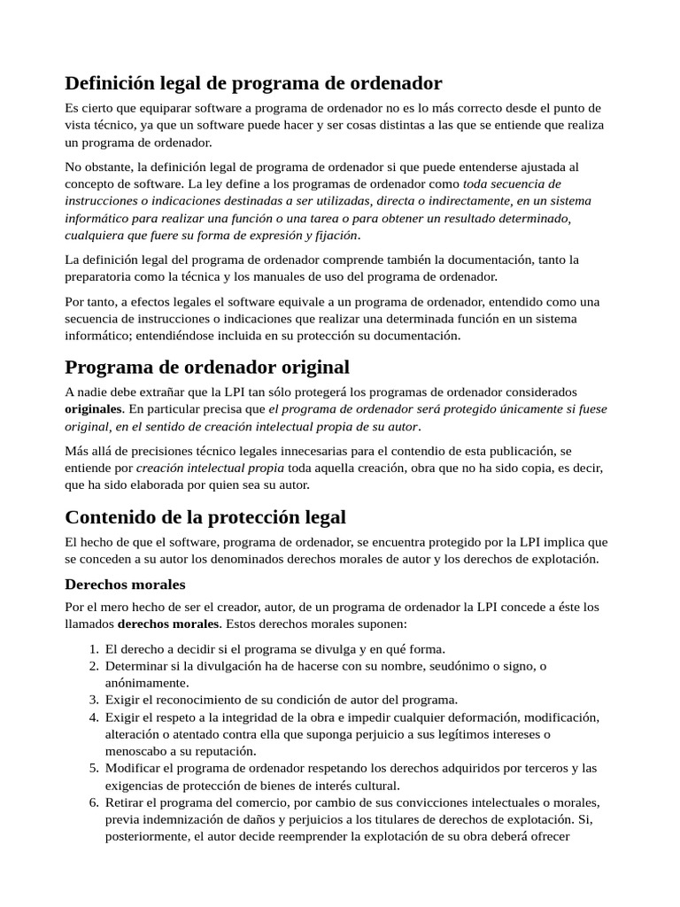 Exposicion Informatica | PDF | Software | Propiedad