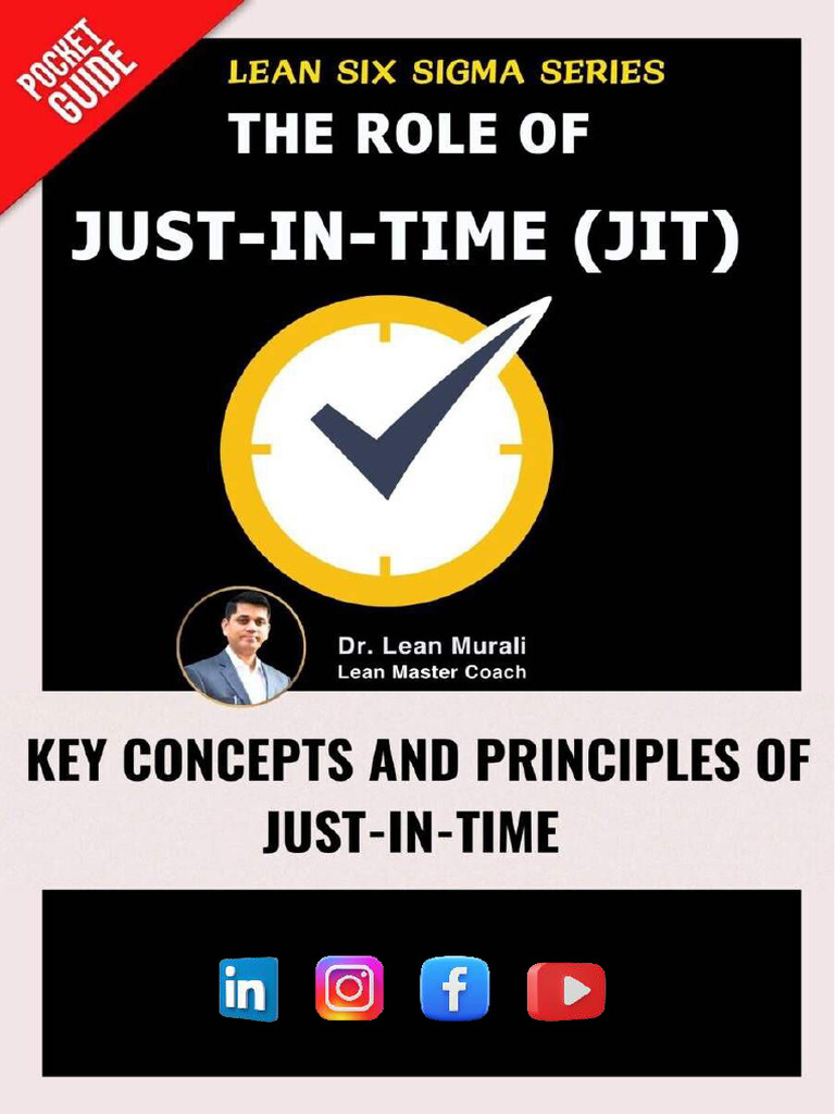 E20 - Concept of - Just-In-Time (JIT) | PDF | Lean Manufacturing ...