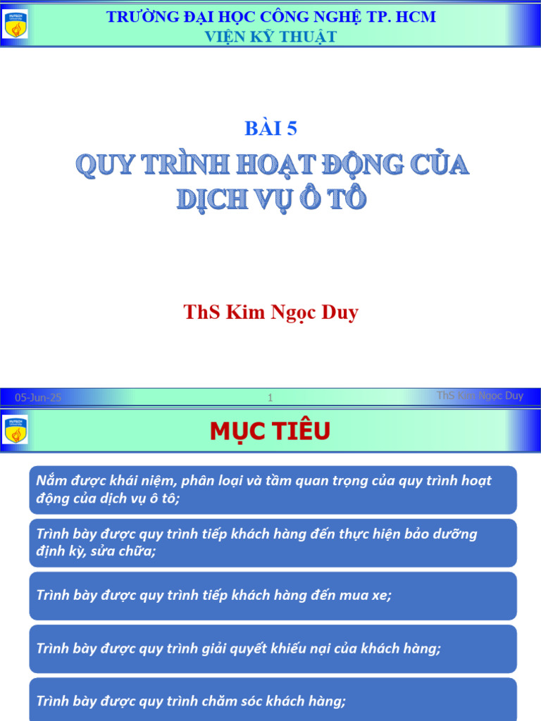 Bai5_QuyTrinhHoatDongCuaDichVuOto | PDF