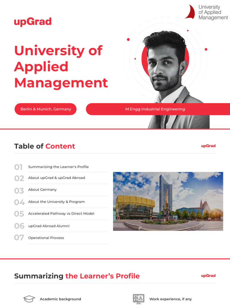 University of Applied Management - M.engg Industrial Engineering 90 ...
