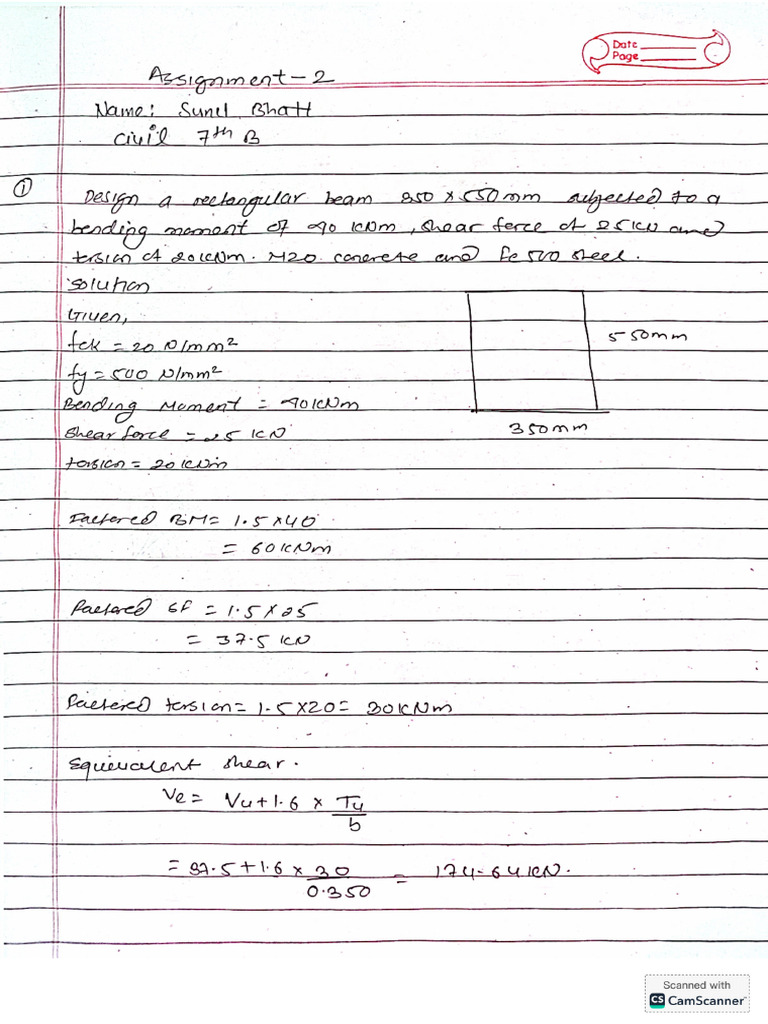 RCC Assignment 2 Sunil Bhatt | PDF
