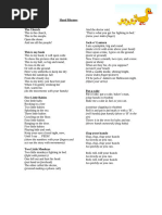 Dr. Jean's Fun Songs and Activities | PDF | Hand | Arm