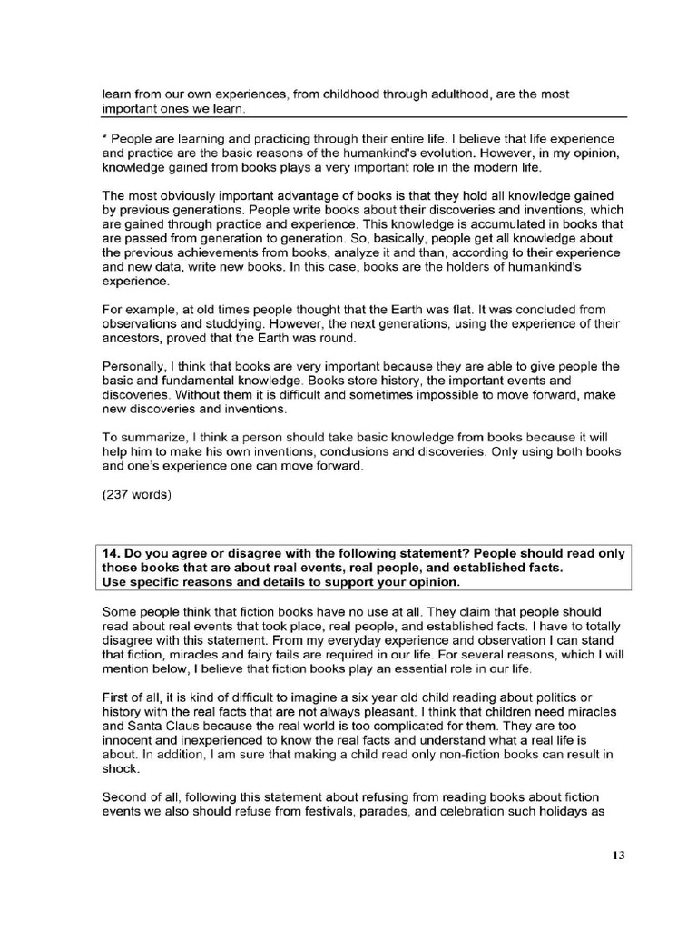 IELTS Essay Samples Page 0015 | PDF