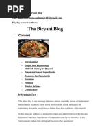 Biryani | PDF