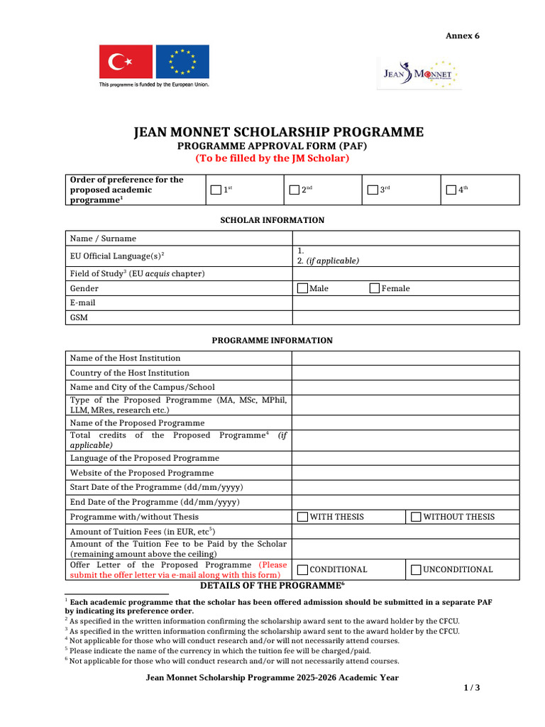 Programme Approval Form PAF | PDF | Thesis