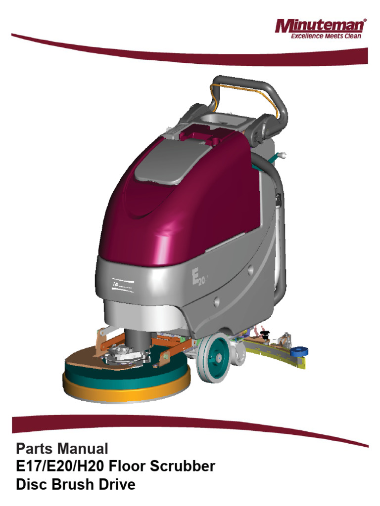 E17/E20/H20 Floor Scrubber Parts Guide | PDF