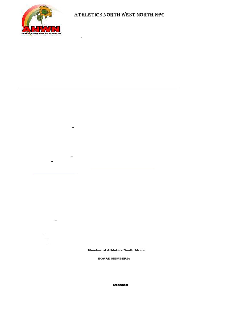 Invitation To Attend Cross Country Interprovincial Championship ...