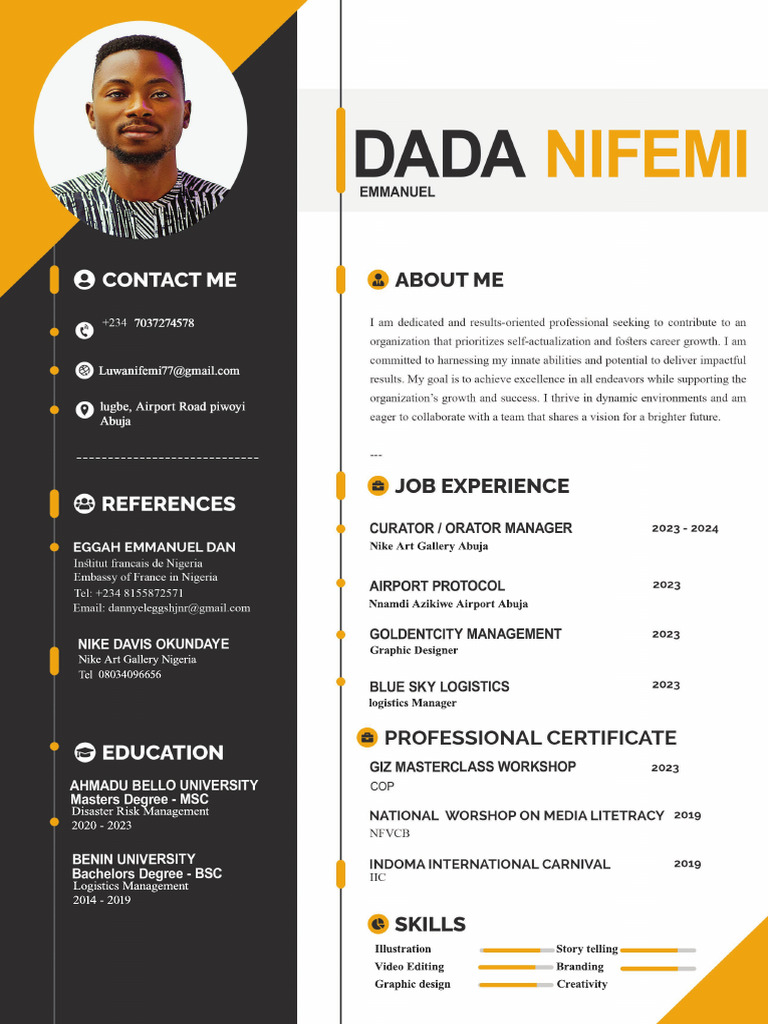 Nifemi CV Coporatte | PDF