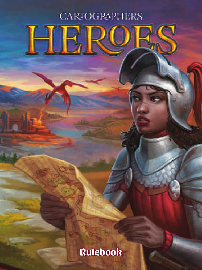 72 Cartographers Heroes Rulebook | PDF | Map | Cartography