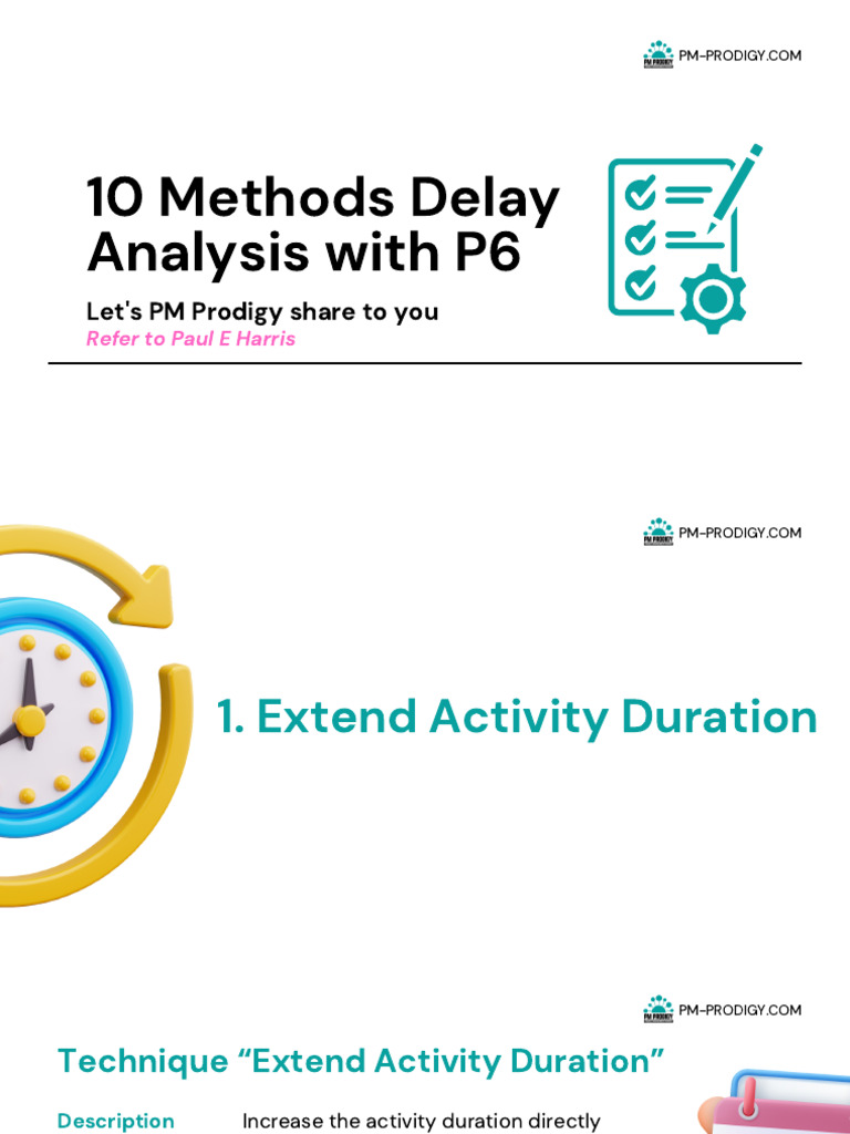 Primavera P6 Techniques For Delay Analysis 1749365172 | PDF | Computing
