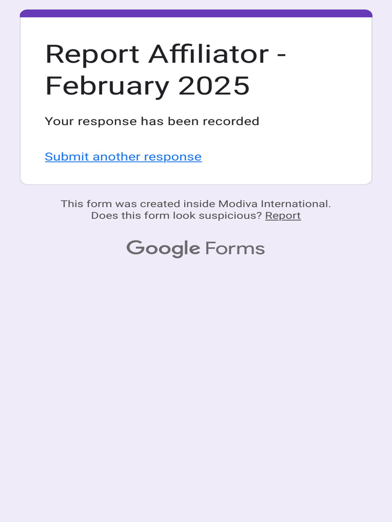 Report Affiliator - February 2025 | PDF