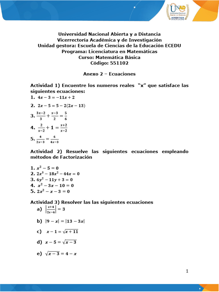 Anexo 2 - Ecuaciones | PDF | Ecuaciones | La violencia contra las mujeres