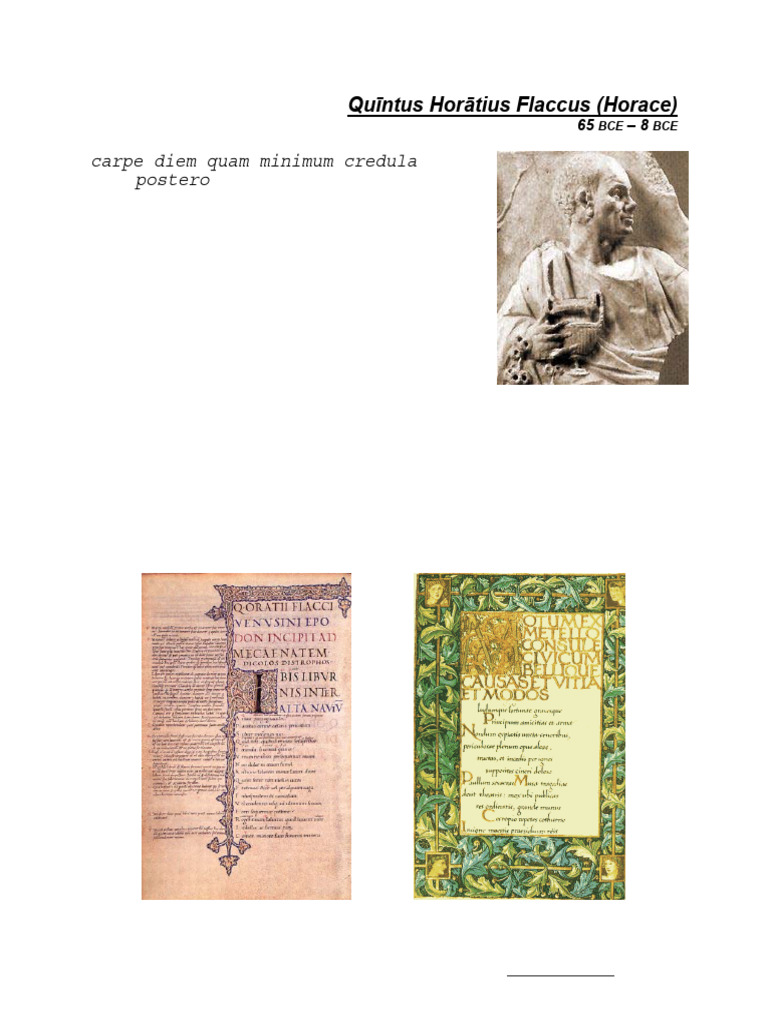 Ch1 Horace Handout | PDF