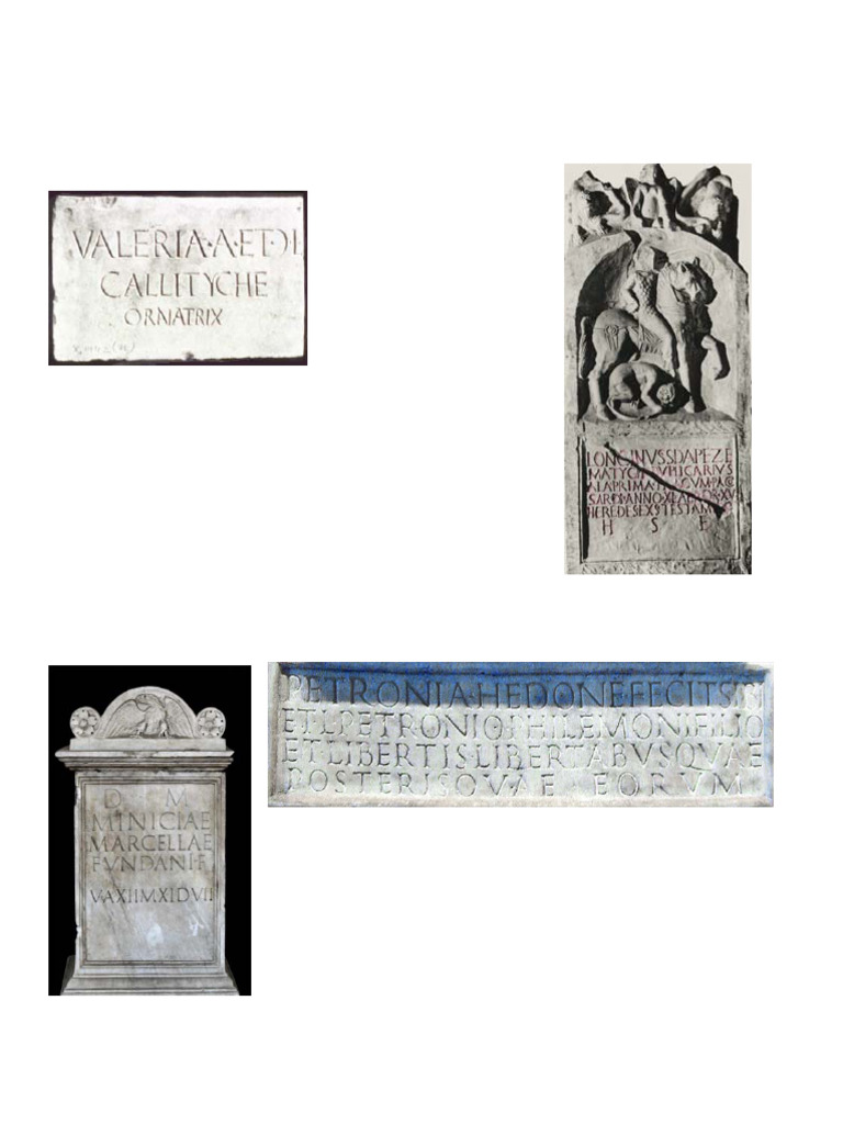 Ch12 Roman Funerary Inscriptions | PDF