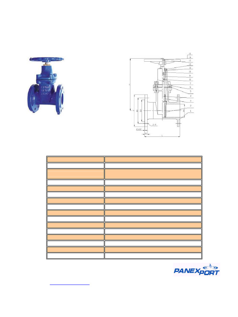 Válvula de Compuerta _RVSD | PDF | Materiales | Ingeniería mecánica