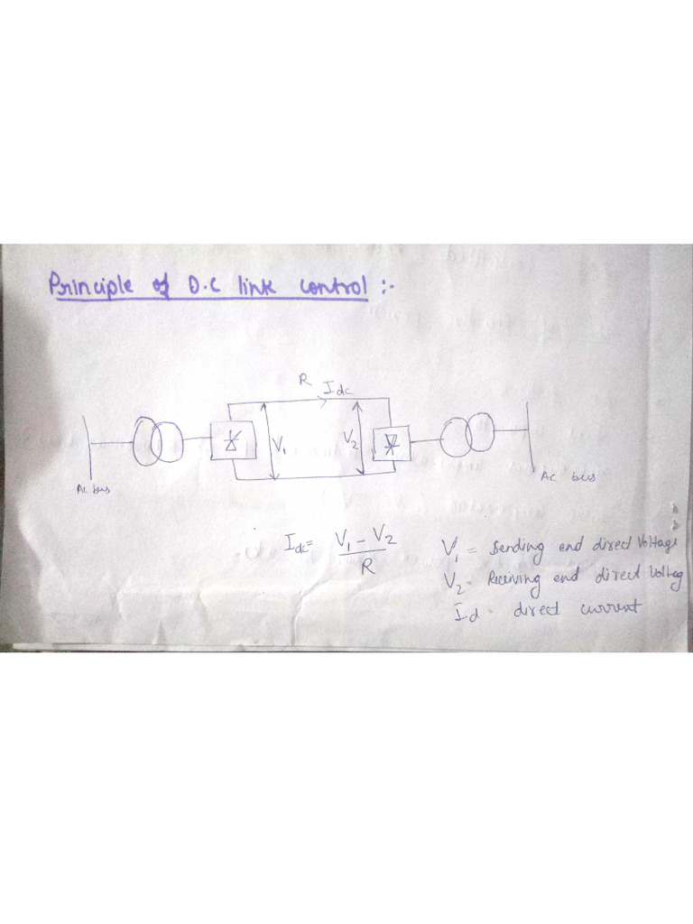 Principle of DC Link Control and Ground Electrodes | PDF