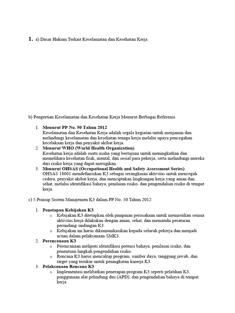 UAS K3 Yusuf Idham K | PDF